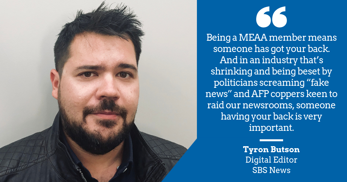 MEAA Spotlight on Tyron Butson - MEAA